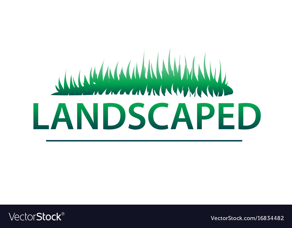 Landscaped Royalty Free Vector Image - VectorStock