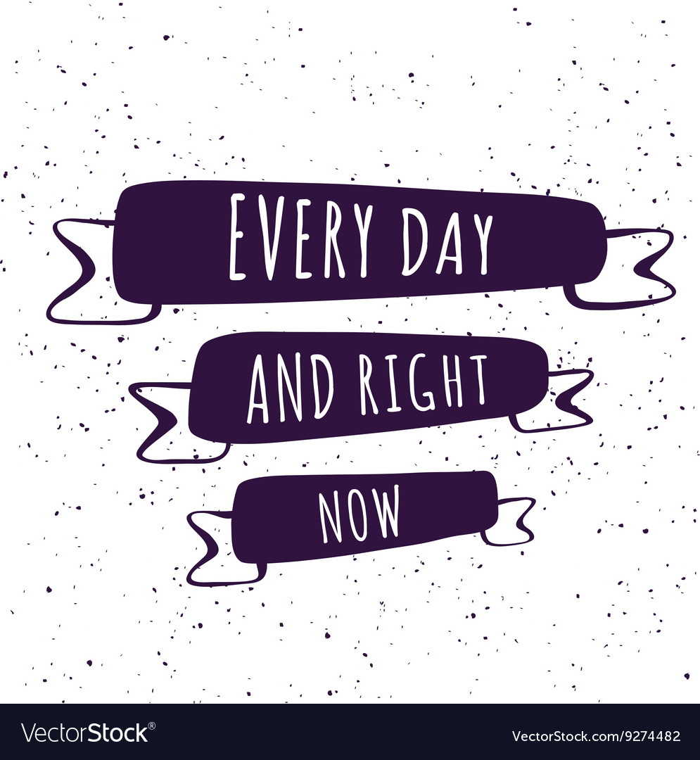 Motivational hand drawn lettering poster Vector Image