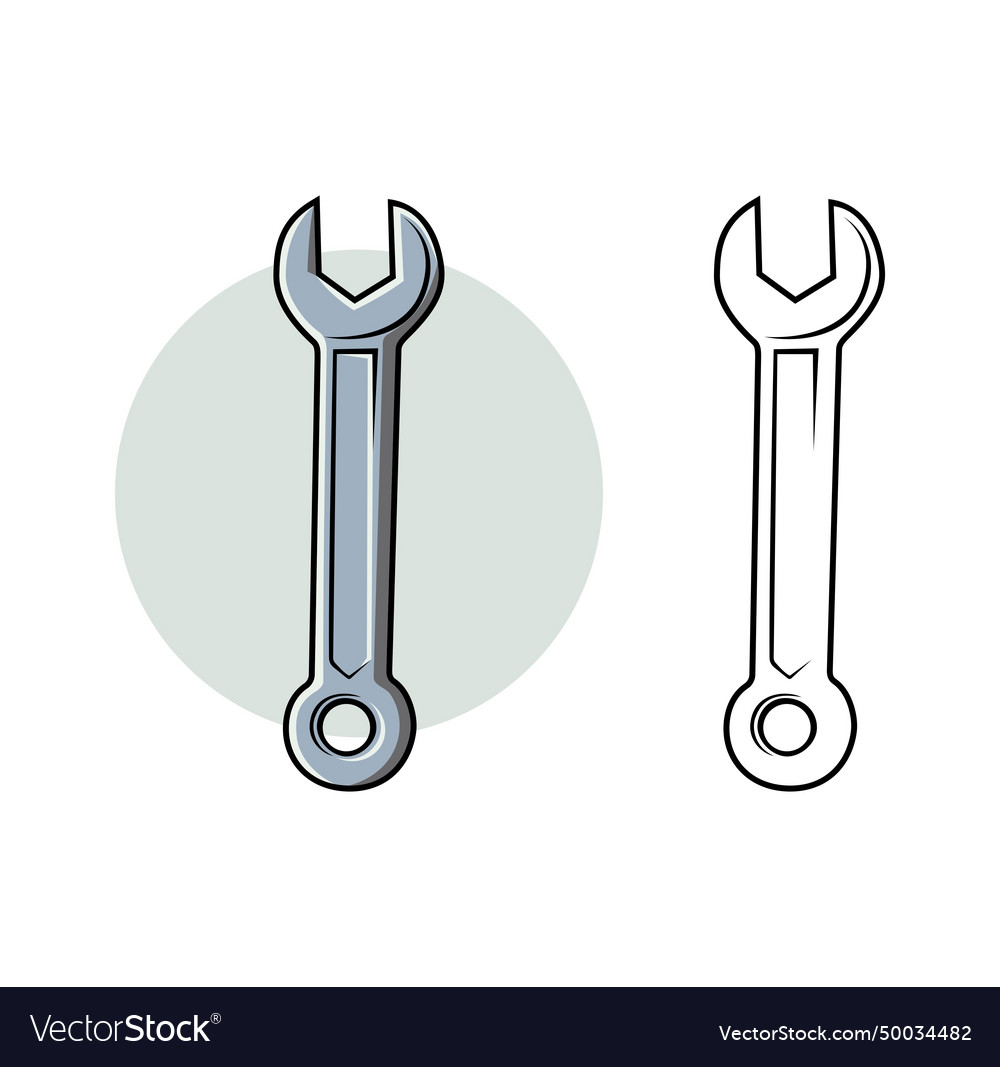Spanner design Royalty Free Vector Image - VectorStock
