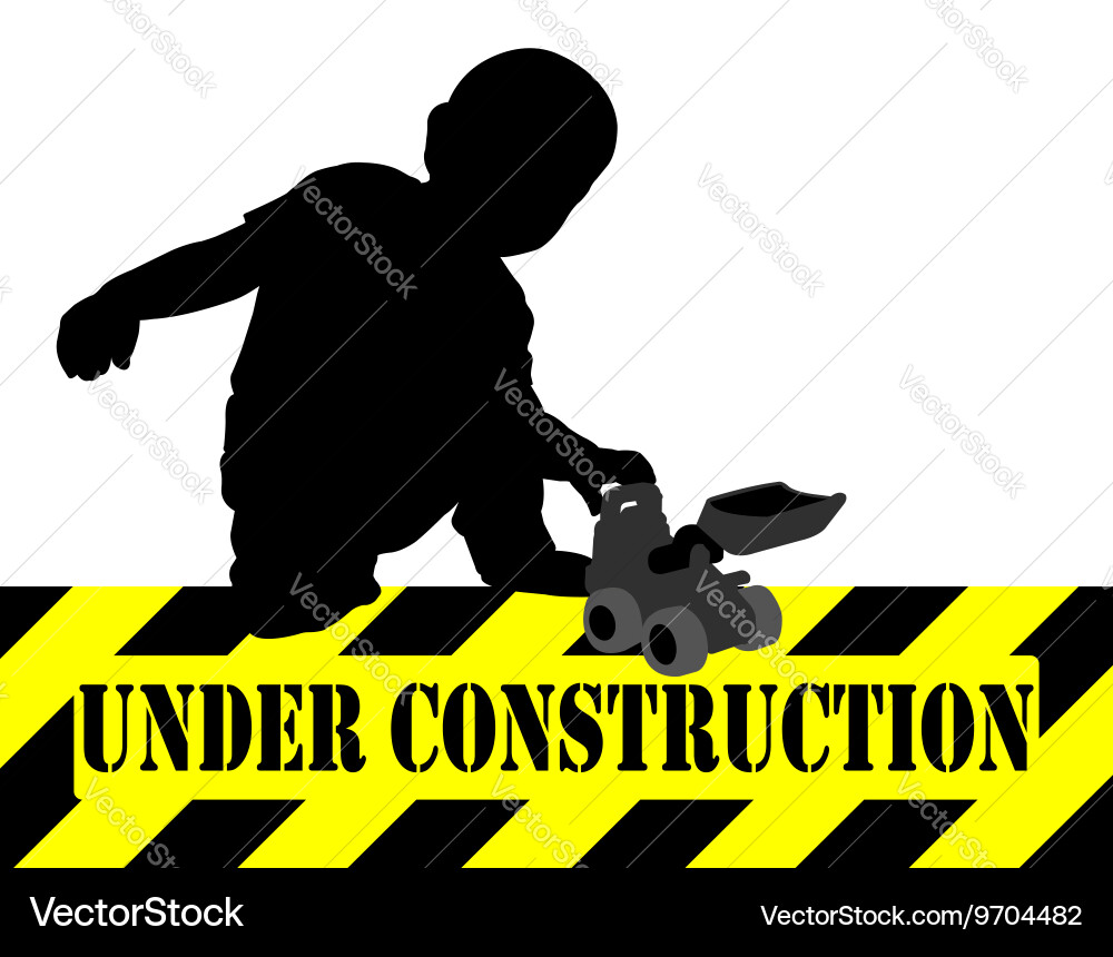 Under construction Royalty Free Vector Image - VectorStock