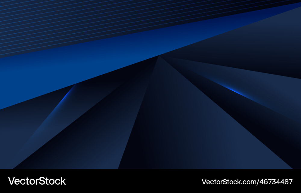Abstract blue and black colorful geometric light Vector Image