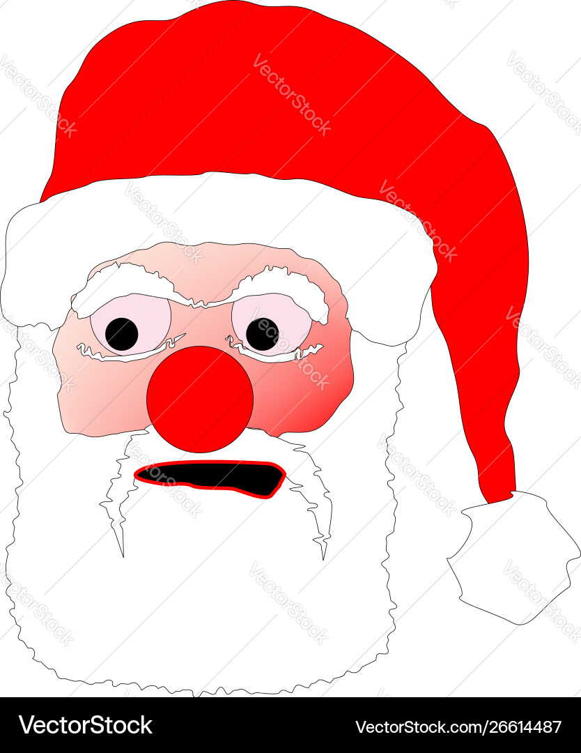 Grumpy christmas Royalty Free Vector Image - VectorStock