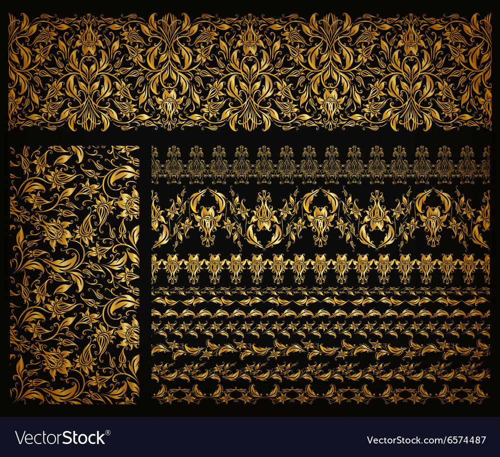 Horizontal elements decoration Royalty Free Vector Image