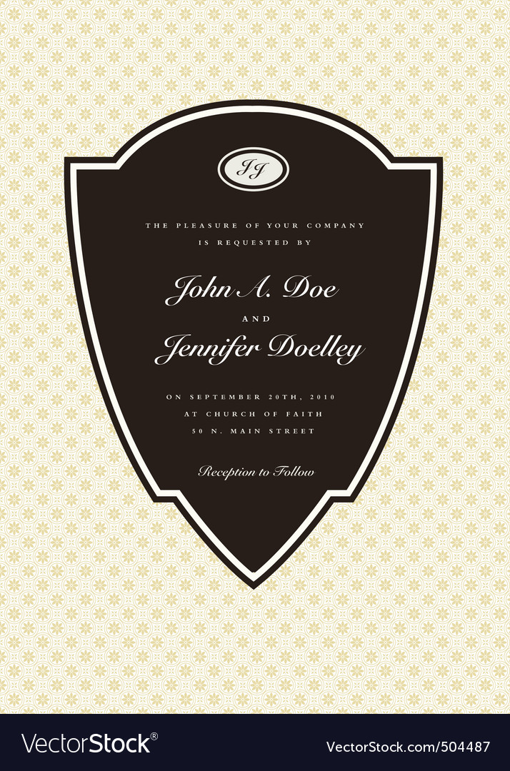 Pointed frame and ornate pattern Royalty Free Vector Image