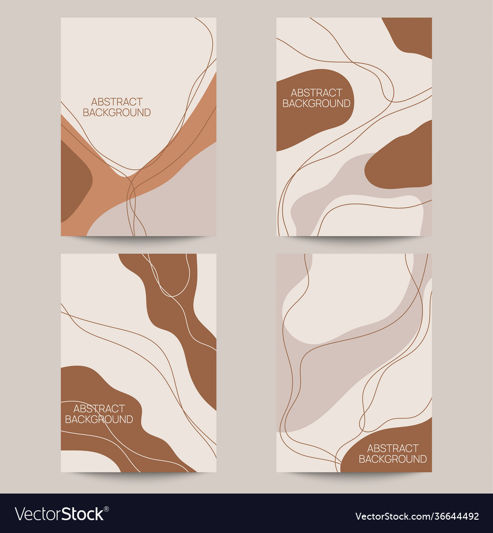 Set abstract backgrounds Royalty Free Vector Image