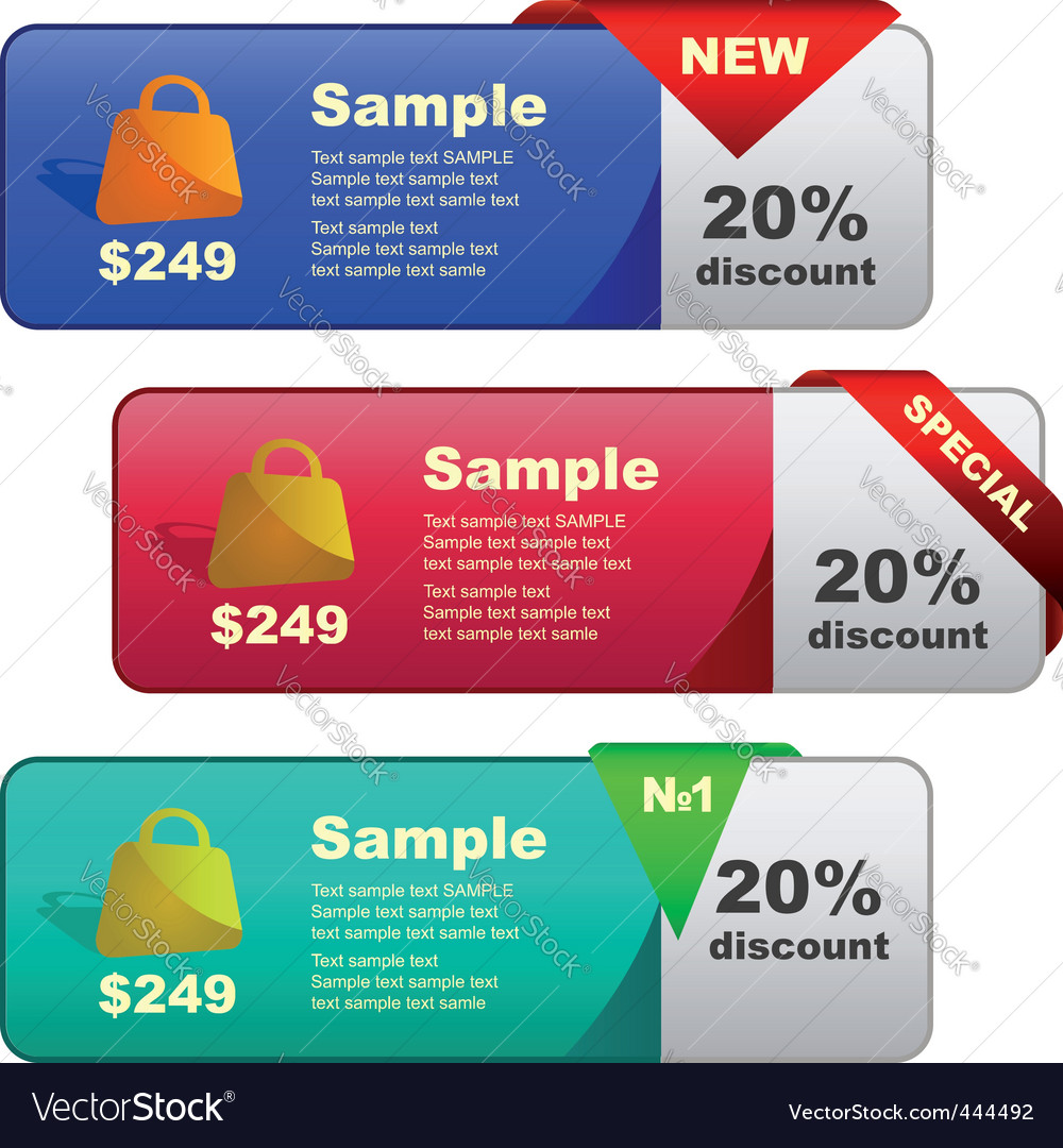 Various sale design elements Royalty Free Vector Image Various sale design elements Royalty Free Vector Image