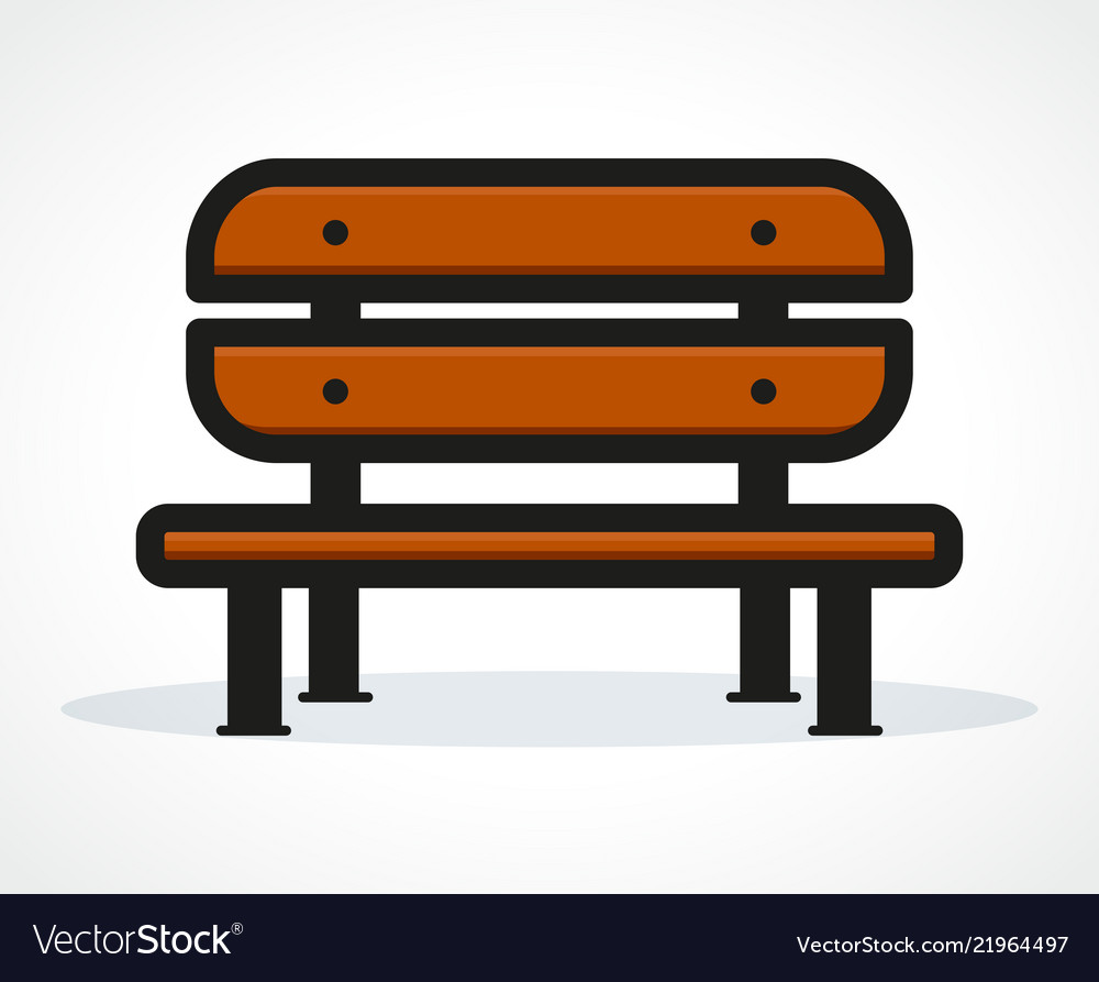 Bench design Royalty Free Vector Image - VectorStock