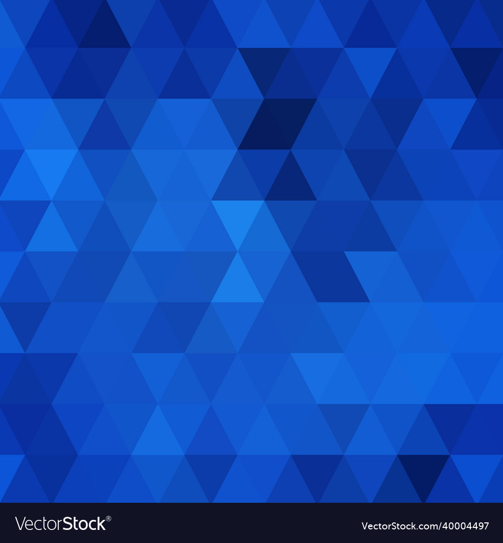 Blue triangular background abstract background Vector Image