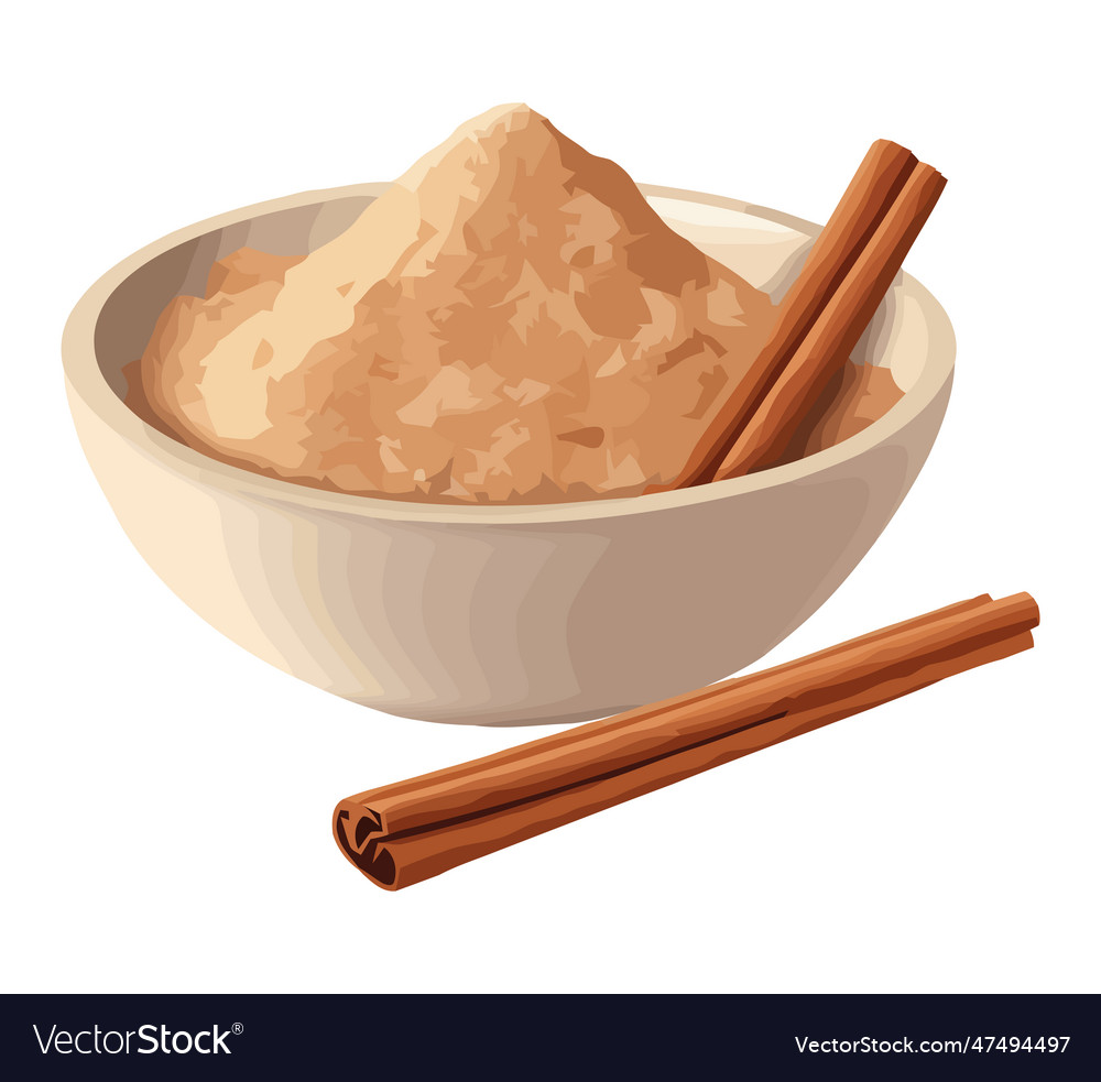 Healthy gourmet seasoning cinnamon icon Royalty Free Vector Healthy gourmet seasoning cinnamon icon Royalty Free Vector