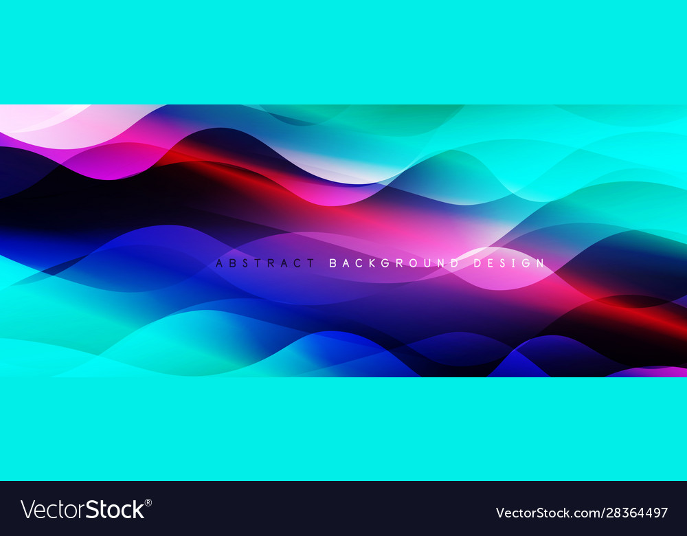 Trendy simple fluid color gradient abstract Vector Image