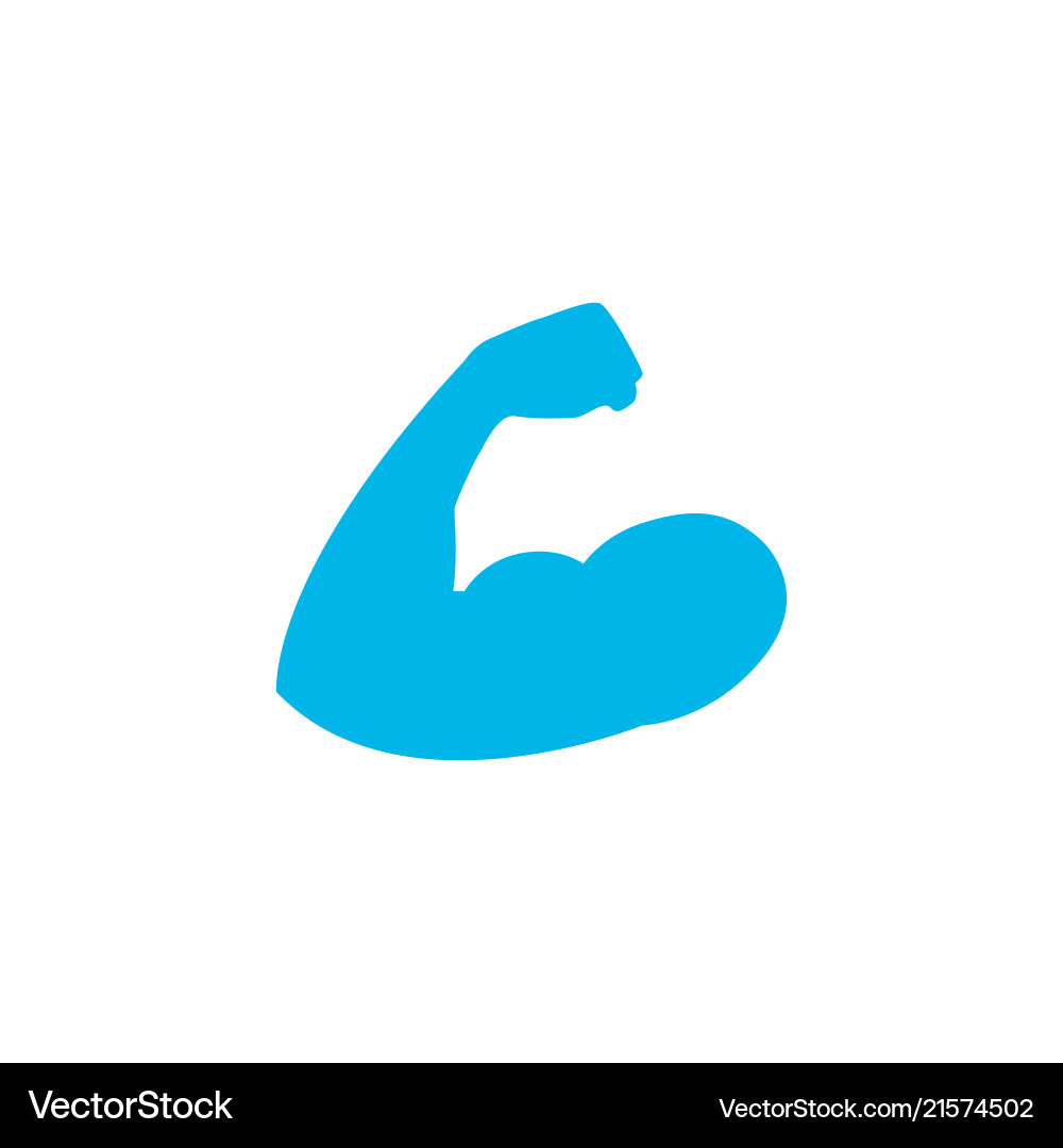 Arm icon colored symbol premium quality isolated Vector Image