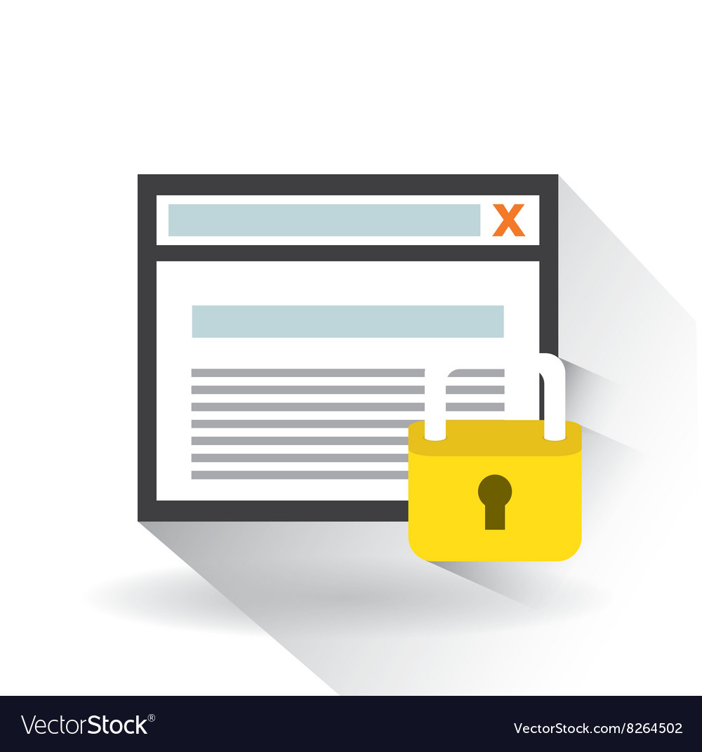 Security system design Royalty Free Vector Image