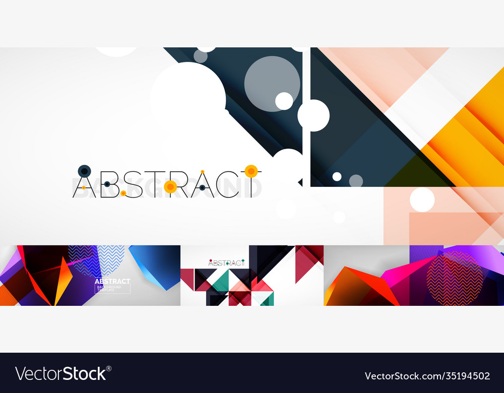 Set techno backgrounds internet concepts Vector Image