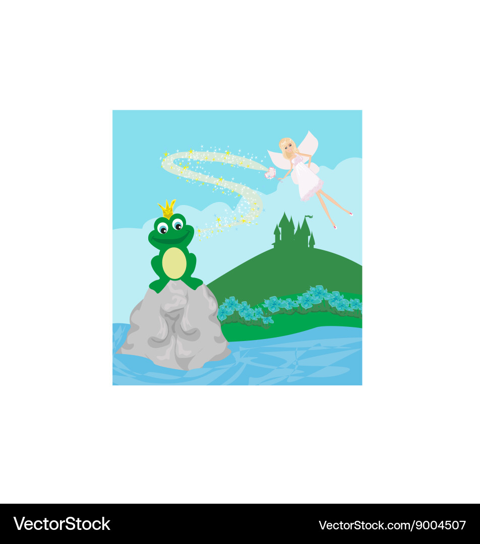 Frog prince Royalty Free Vector Image - VectorStock
