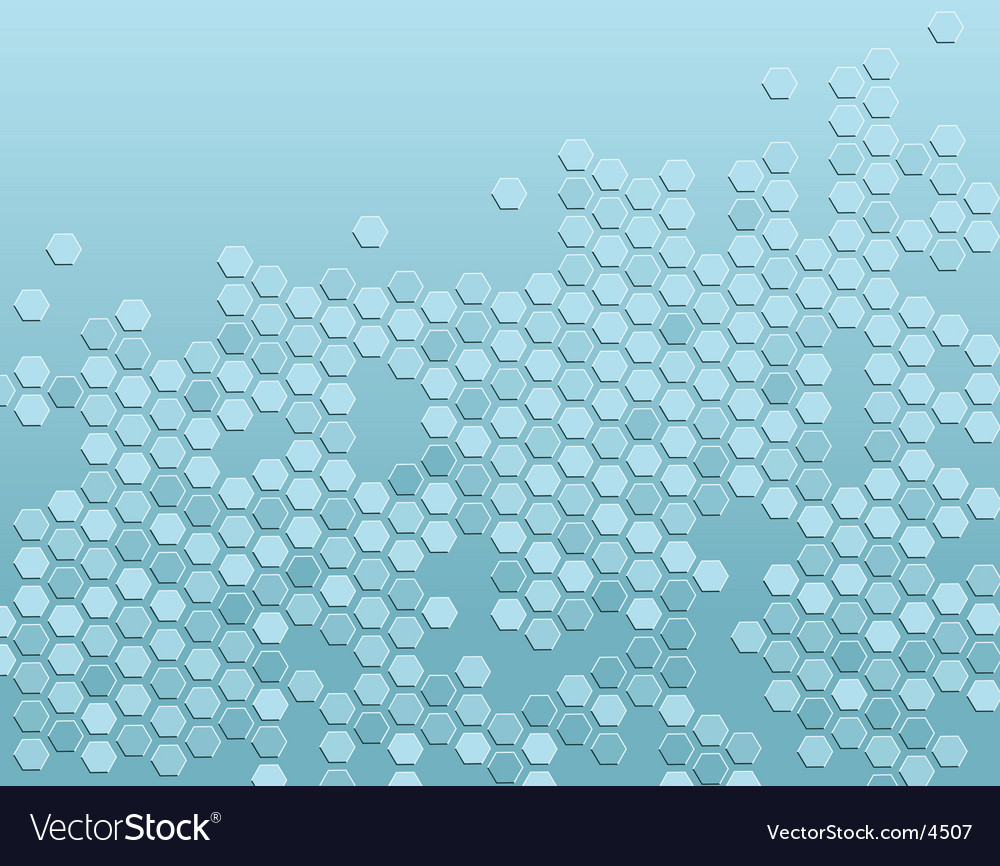 Hex background Royalty Free Vector Image - VectorStock