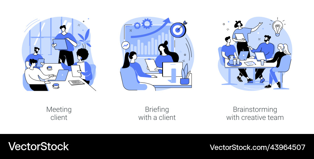 Launching advertising campaign isolated cartoon Vector Image