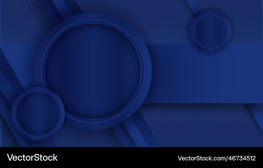 Abstract blue and black geometric shapes light Vector Image