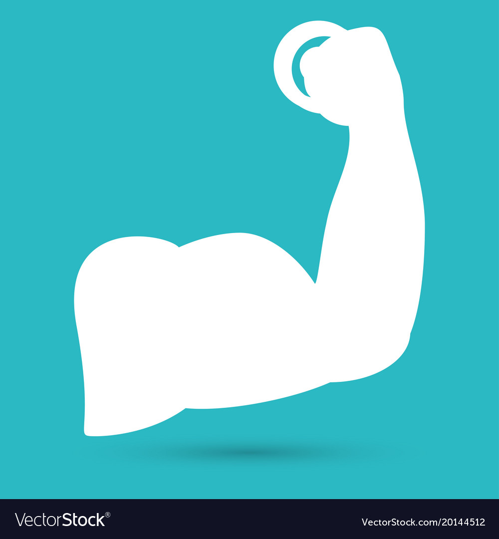 Biceps icon Royalty Free Vector Image - VectorStock