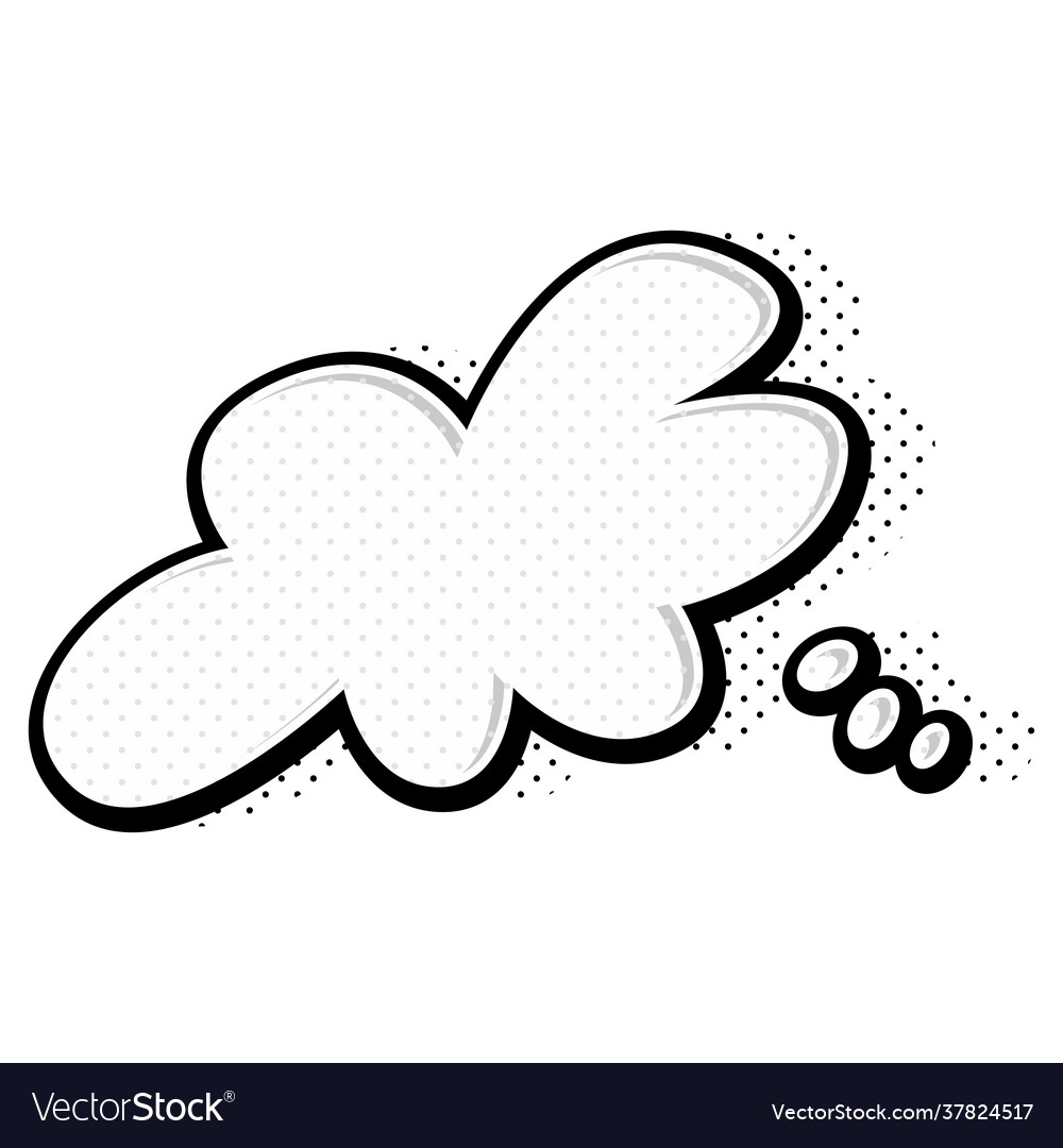 Comic speech bubble book bubble Royalty Free Vector Image