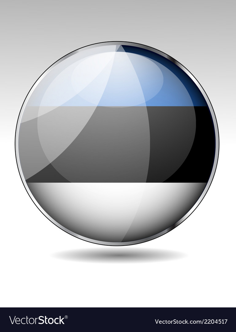 Flag button design elements Royalty Free Vector Image