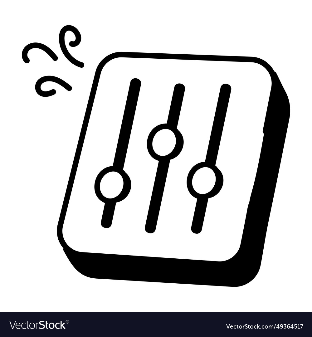 Music sliders Royalty Free Vector Image - VectorStock Music sliders Royalty Free Vector Image - VectorStock