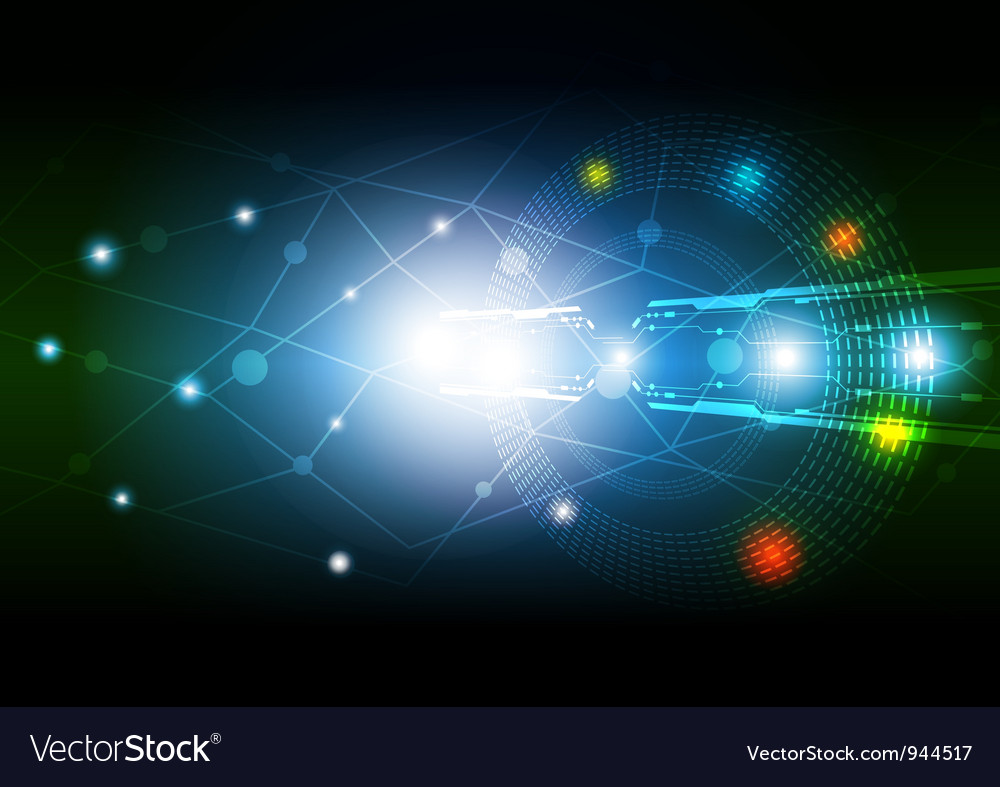 Network technology background design Royalty Free Vector
