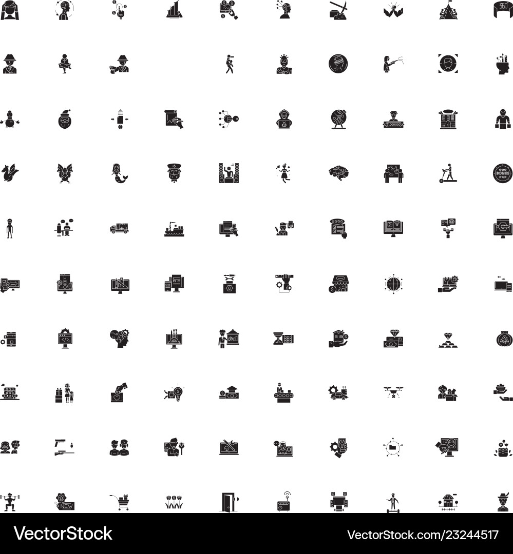 Types of weapons black concept icon Royalty Free Vector