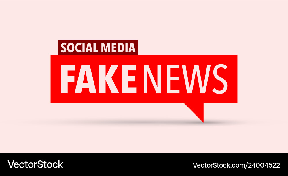 Fake news icon Royalty Free Vector Image - VectorStock