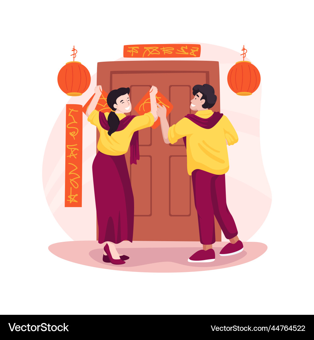 Home decoration isolated cartoon Royalty Free Vector Image