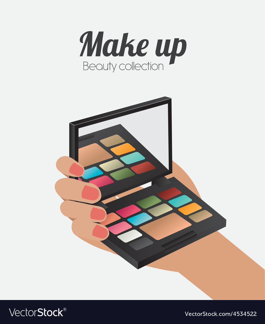 Make up design Royalty Free Vector Image - VectorStock