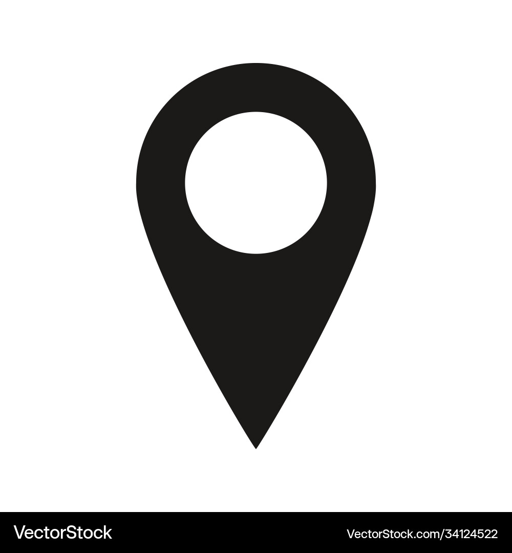 Map marker icon that points location web Vector Image