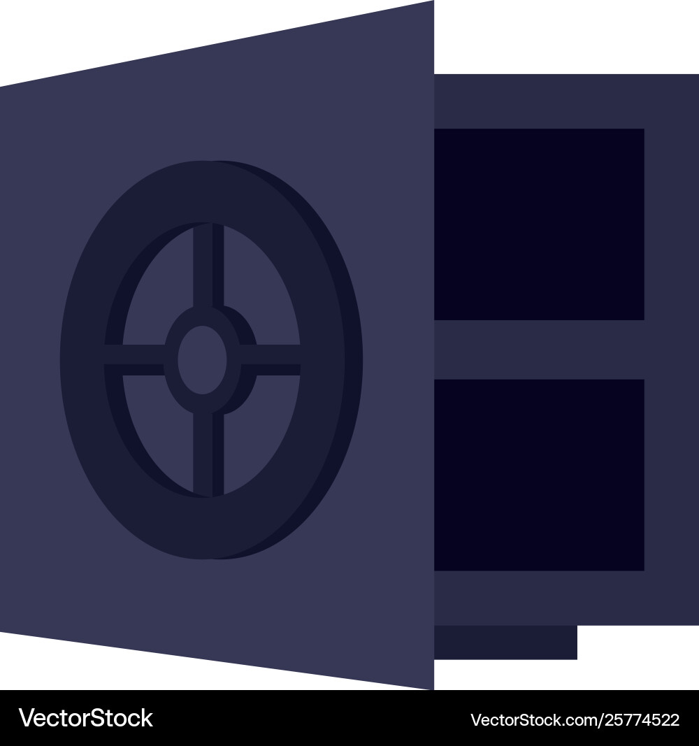 Retro videogame strongbox open pixelated cartoon Vector Image