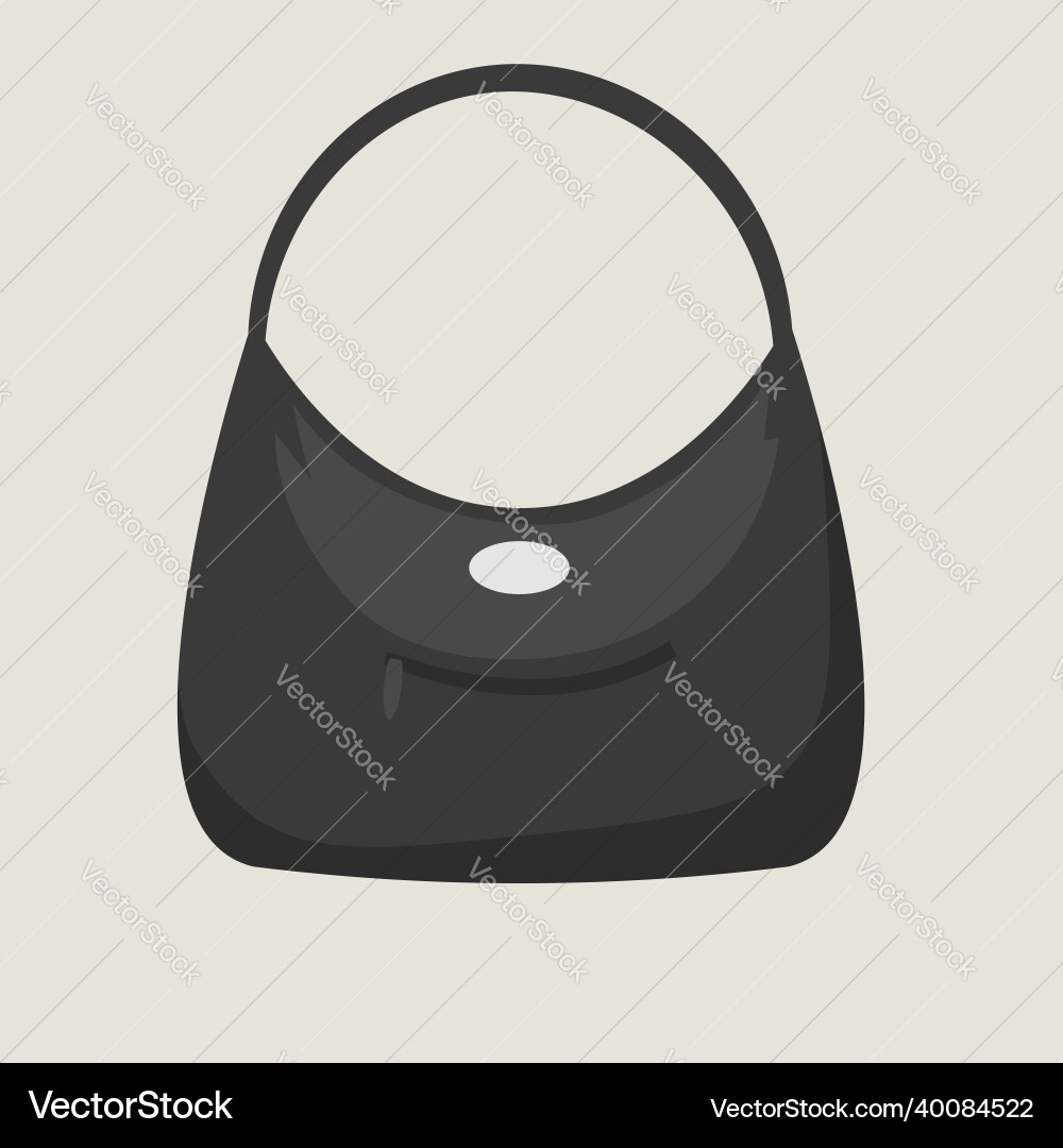 Woman luxury handbag purses flat design Royalty Free Vector