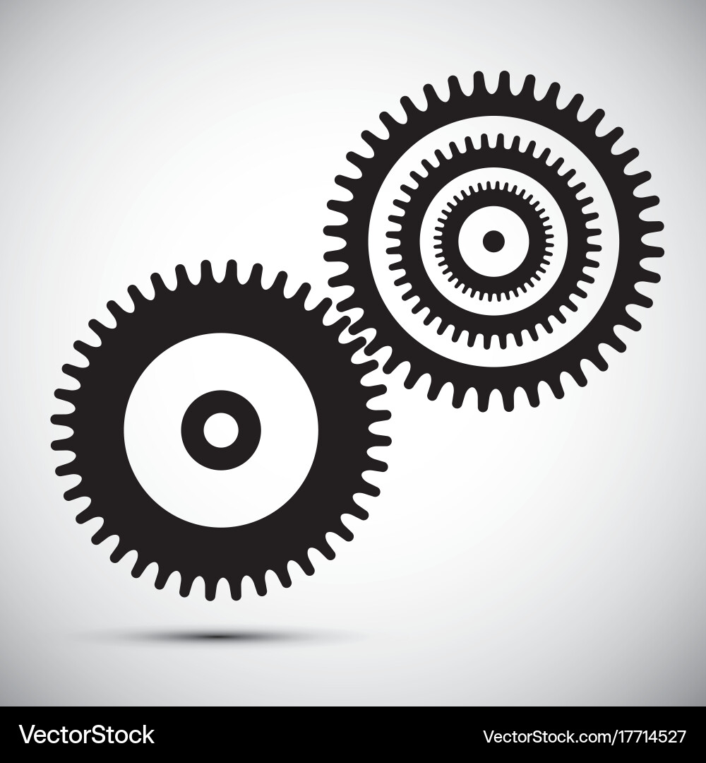 Cogs - gears Royalty Free Vector Image - VectorStock