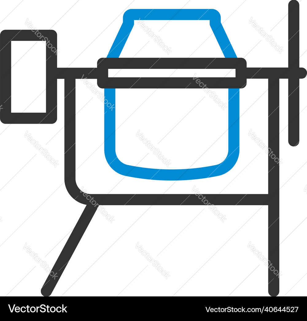 Icon of concrete mixer Royalty Free Vector Image