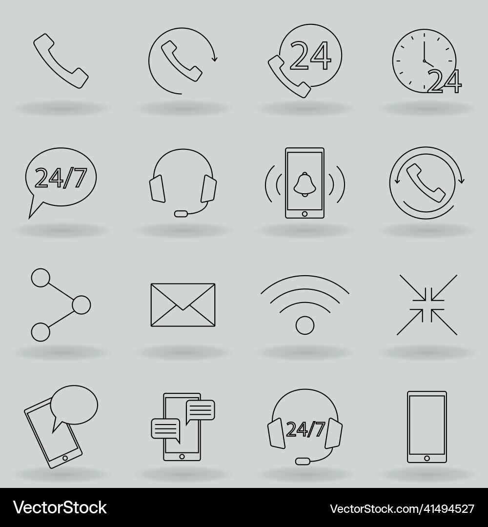 Simple set of processing related line icons Vector Image