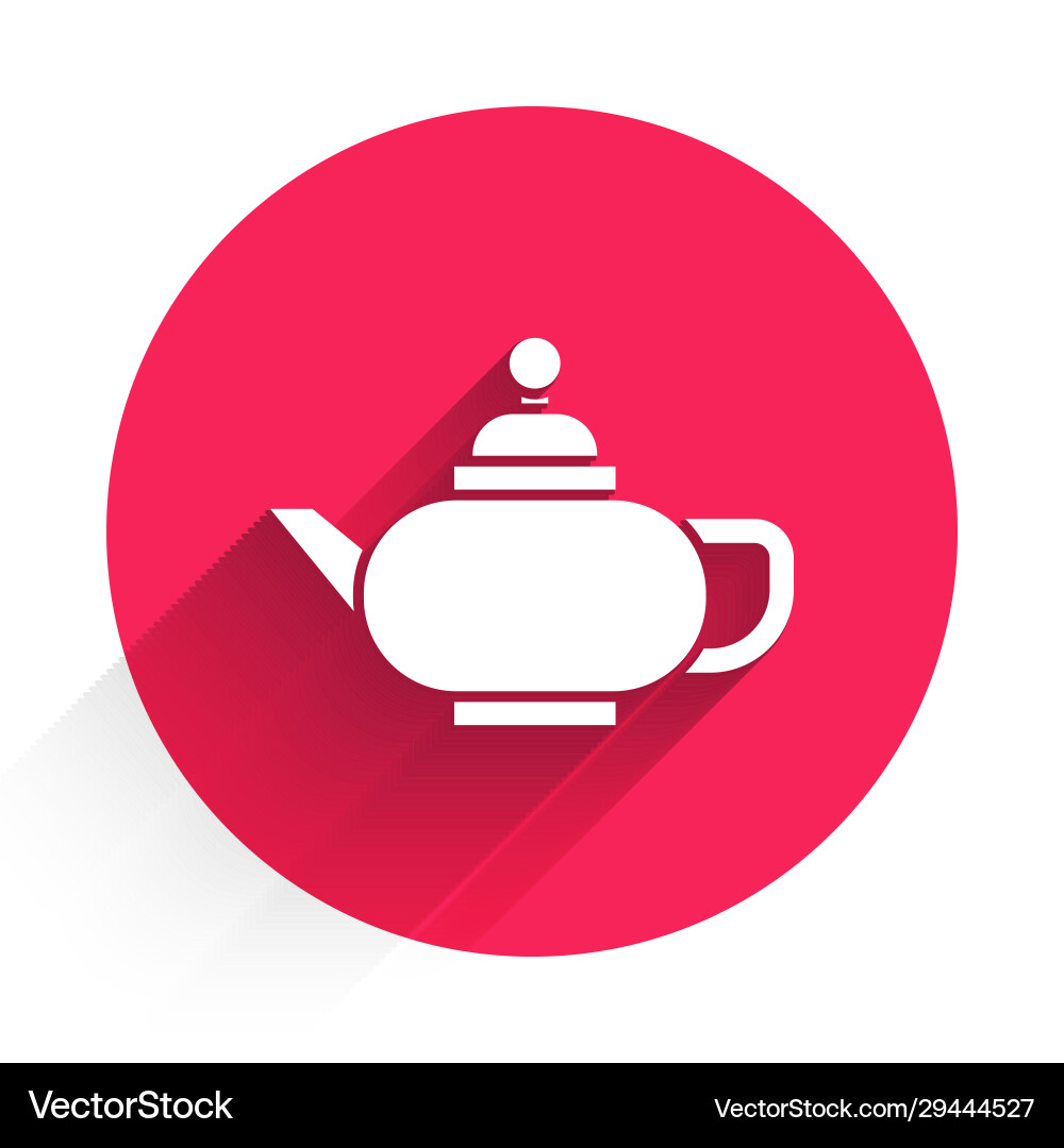 White traditional chinese tea ceremony icon Vector Image