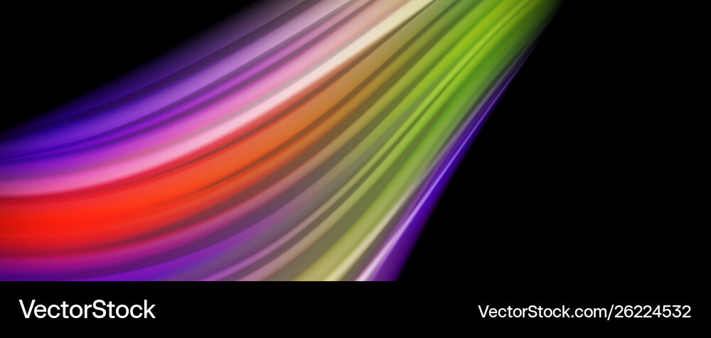 Modern rainbow liquid color flow colorful poster Vector Image