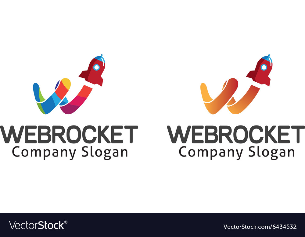 Rocket web design Royalty Free Vector Image - VectorStock