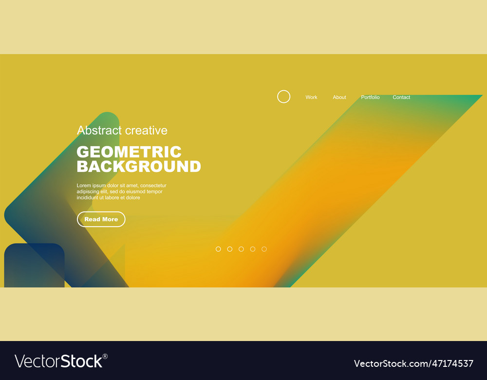 Abstract trendy geometric patterns poster Vector Image Abstract trendy geometric patterns poster Vector Image