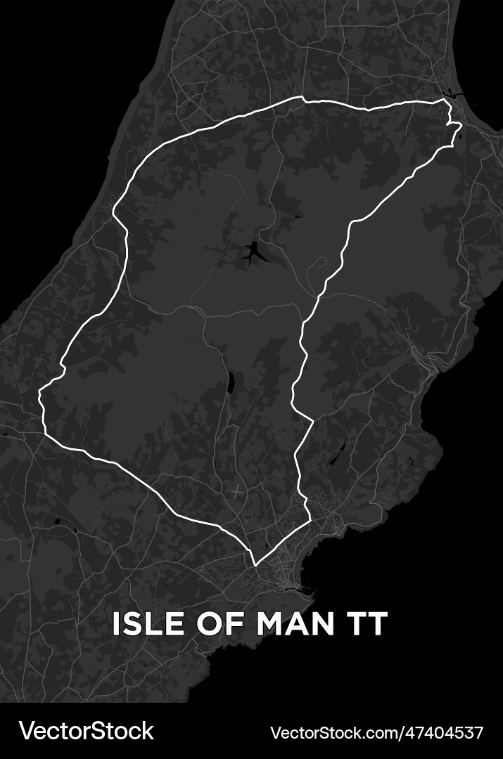 Isle of man tt Royalty Free Vector Image - VectorStock