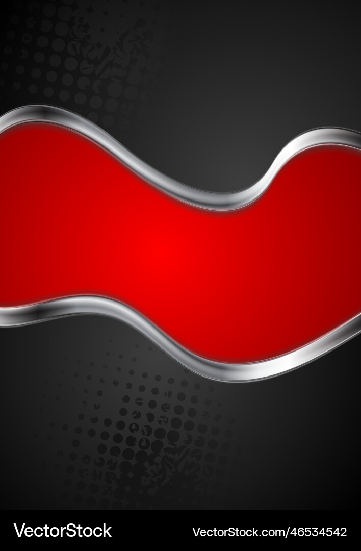 Abstract Silver Metallic Waves Background Vector Image