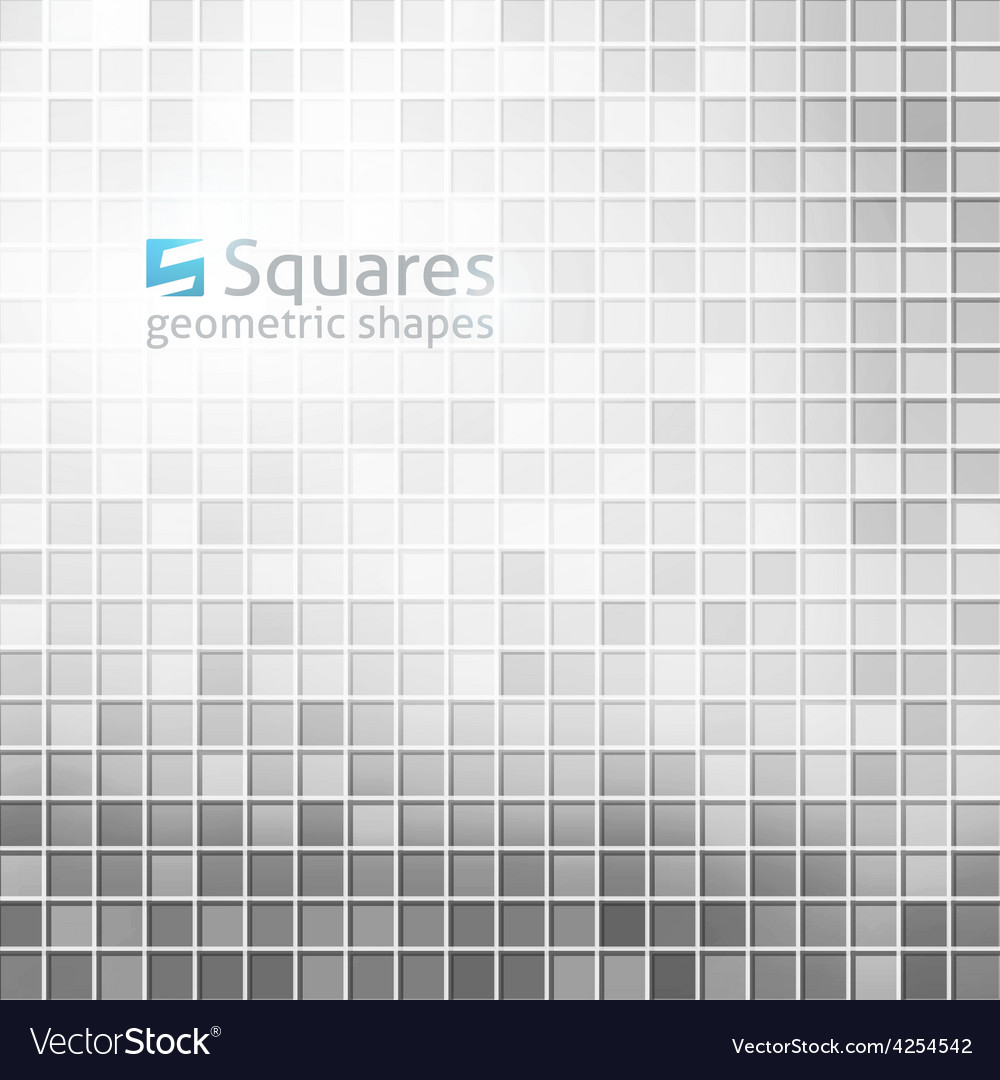 Abstraction squares Royalty Free Vector Image - VectorStock