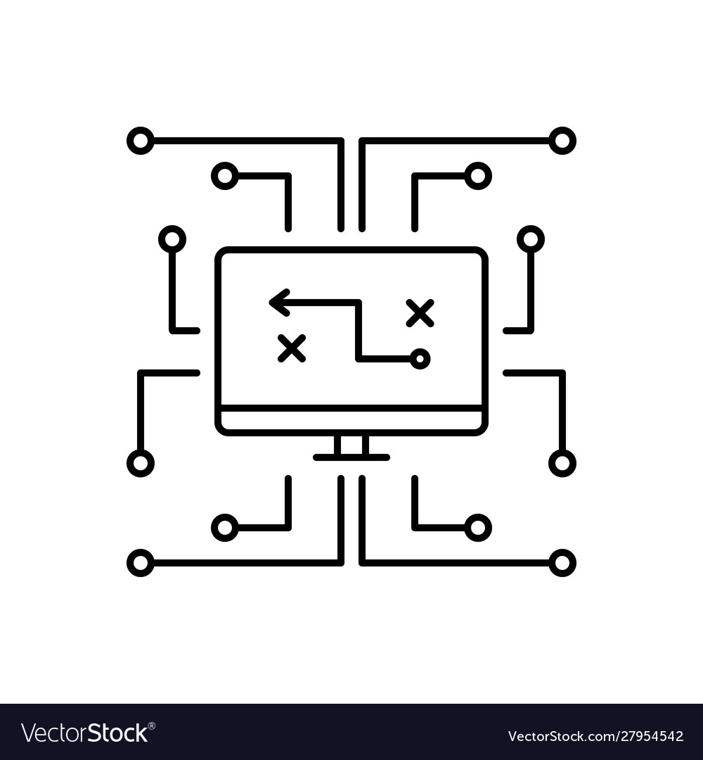 Digital strategy Royalty Free Vector Image - VectorStock