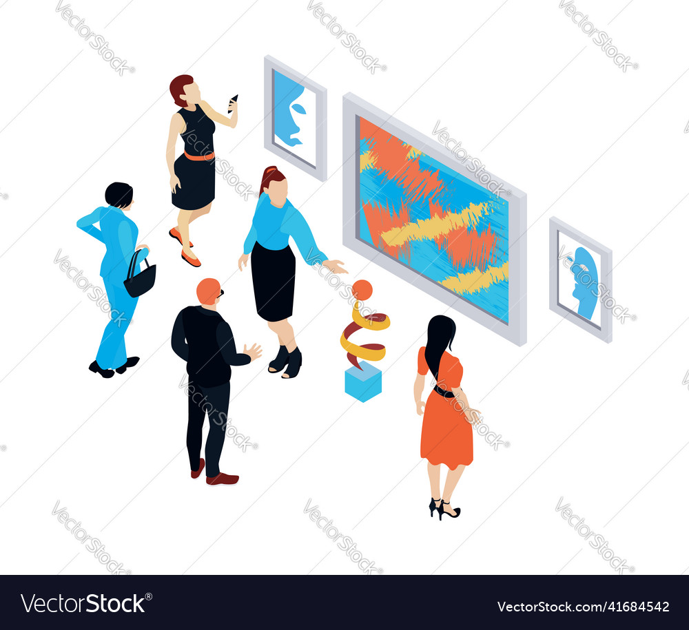 Excursion isometric Royalty Free Vector Image - VectorStock