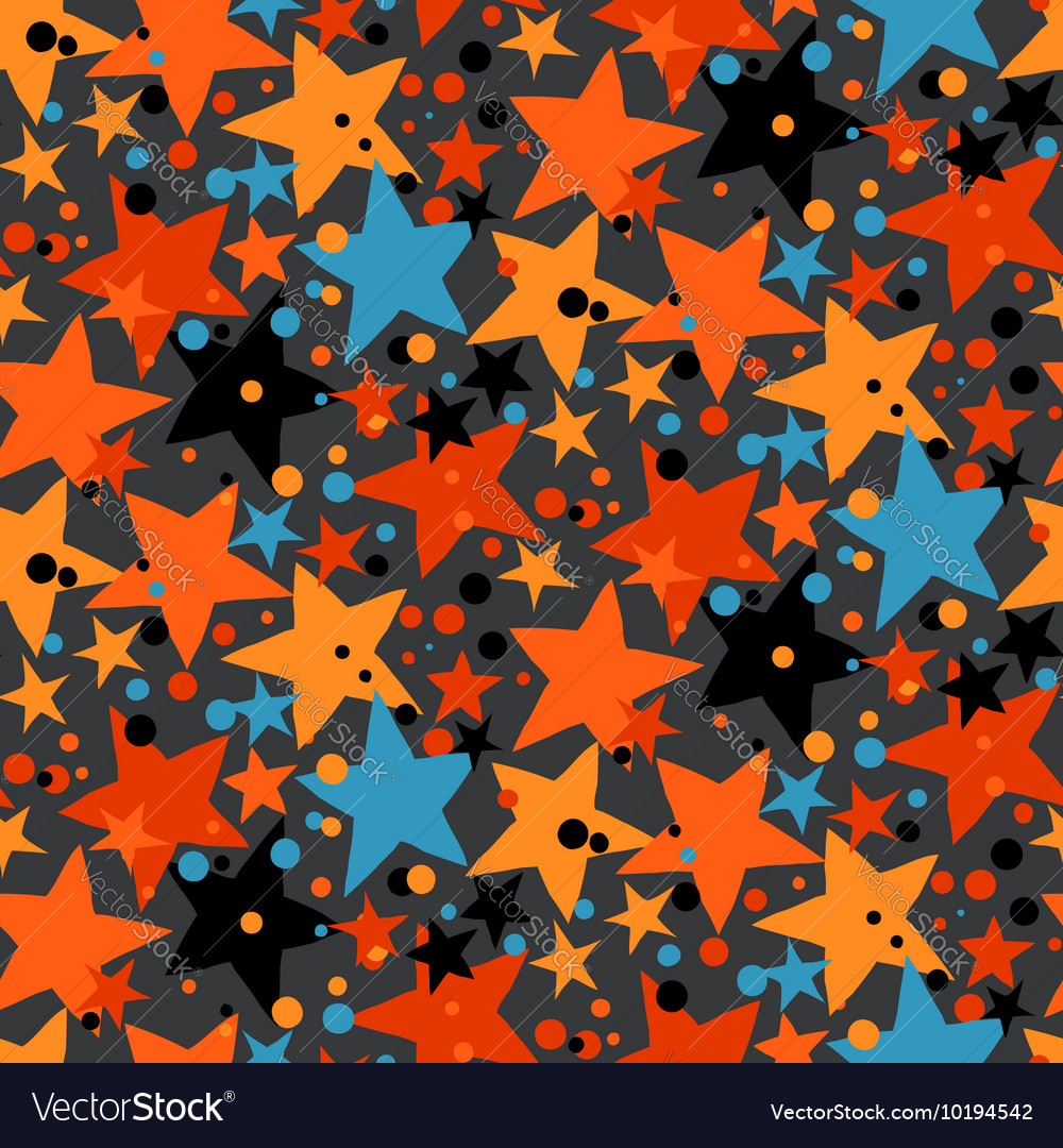 Pattern with stars Royalty Free Vector Image - VectorStock