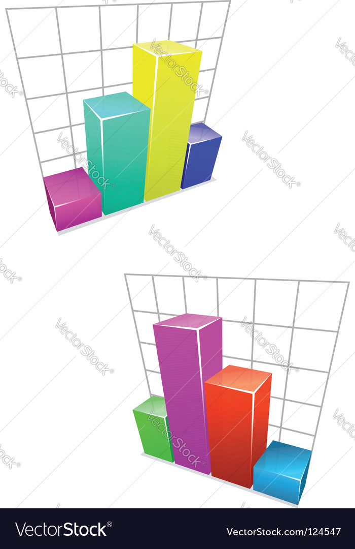 Business graph Royalty Free Vector Image - VectorStock