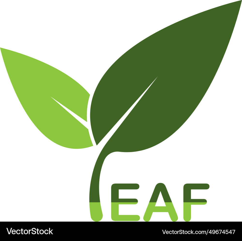 Leaf logo Royalty Free Vector Image - VectorStock