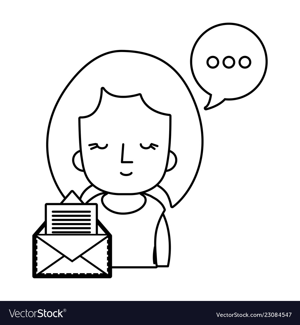Woman chatting cartoon Royalty Free Vector Image Woman chatting cartoon Royalty Free Vector Image