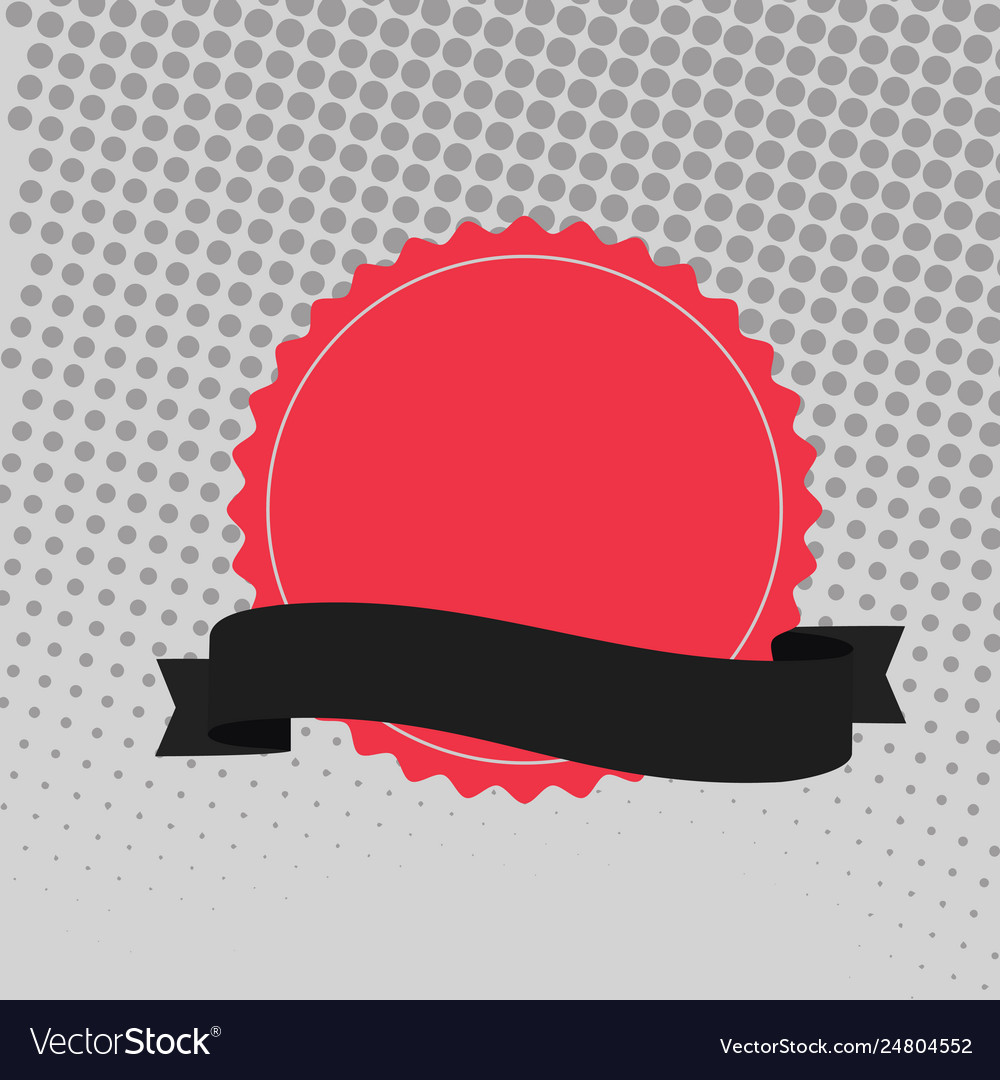 Blank colorful seal stamp sticker label Royalty Free Vector